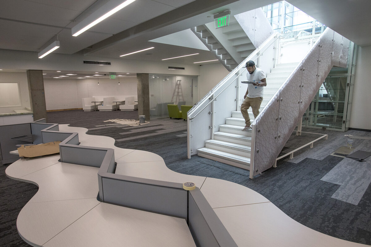 North Ogden library upgrade nearly done, curious visitors already ...